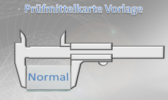 Prüfmittelkarte Vorlage - Know-NOW Vorlagen